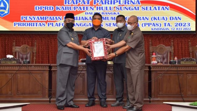 Pemkab HSS Sampaikan KUA dan PPAS Untuk Pembangunan Tahun 2023 » NARASI PUBLIK